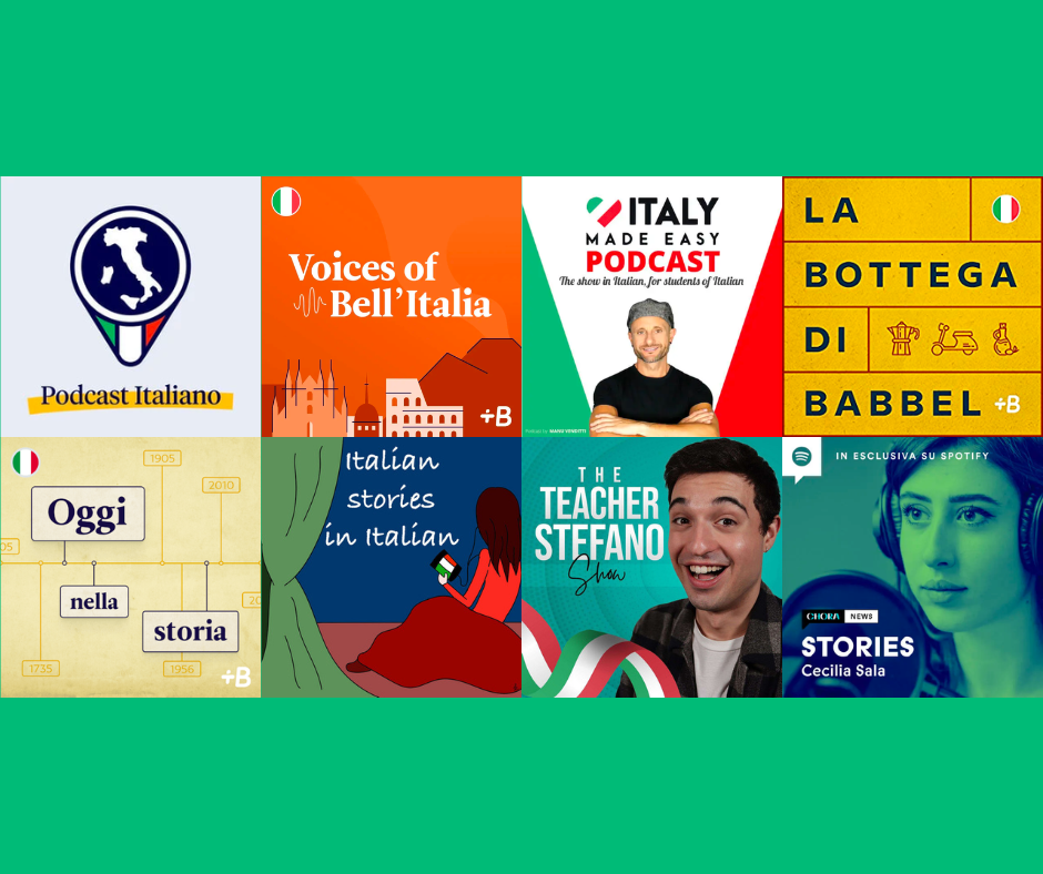 8 amazing podcasts with free transcripts for A1-B2 Italian learners ...